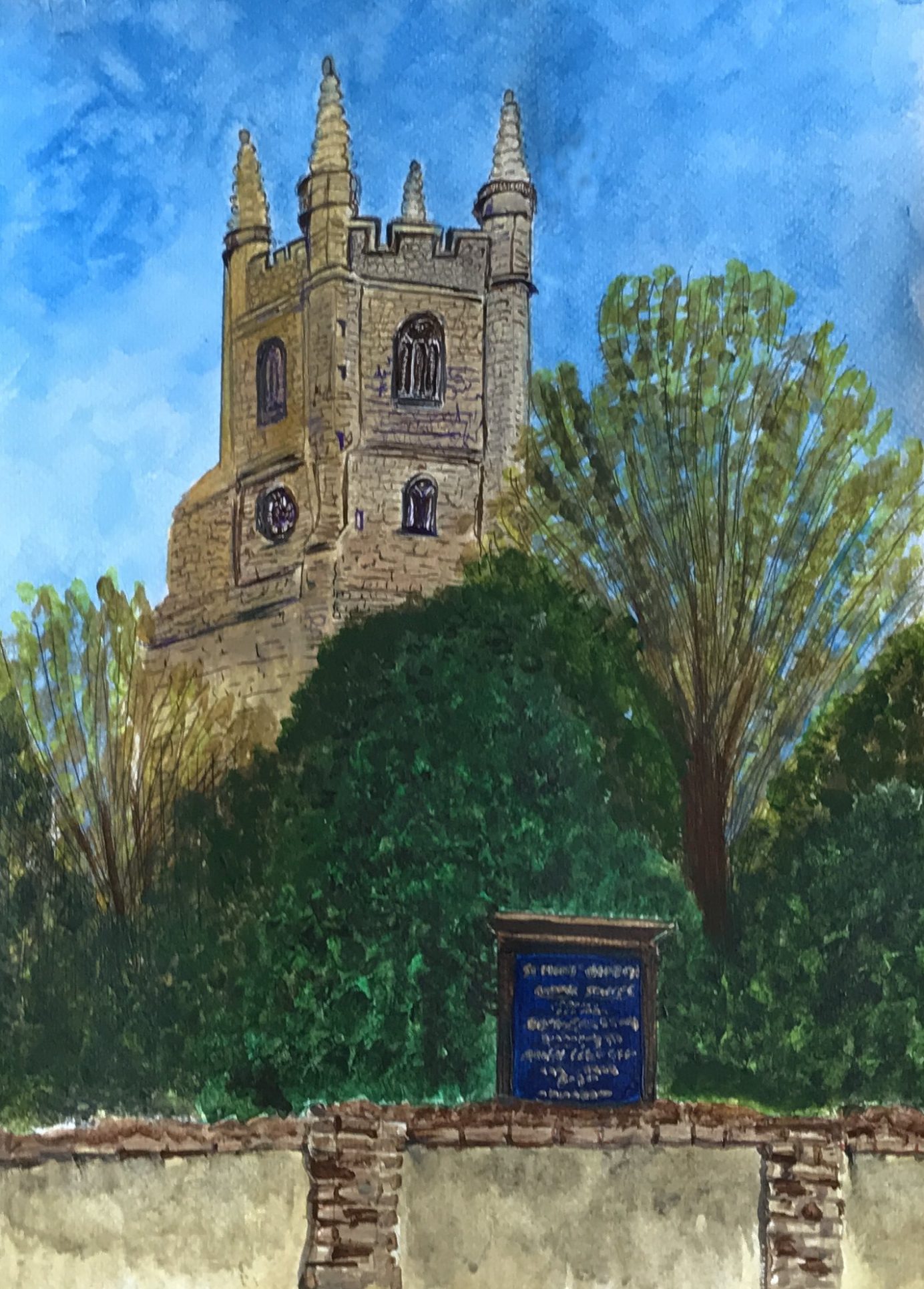 St Mary's Parish Church Tower, Prittlewell, Southend, Essex - Christina ...
